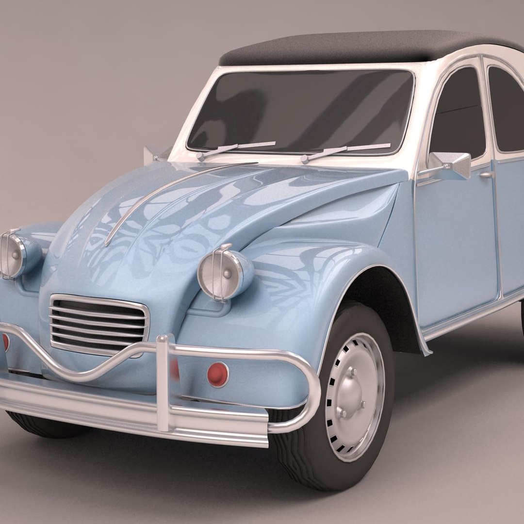citroen 3cv 3d model