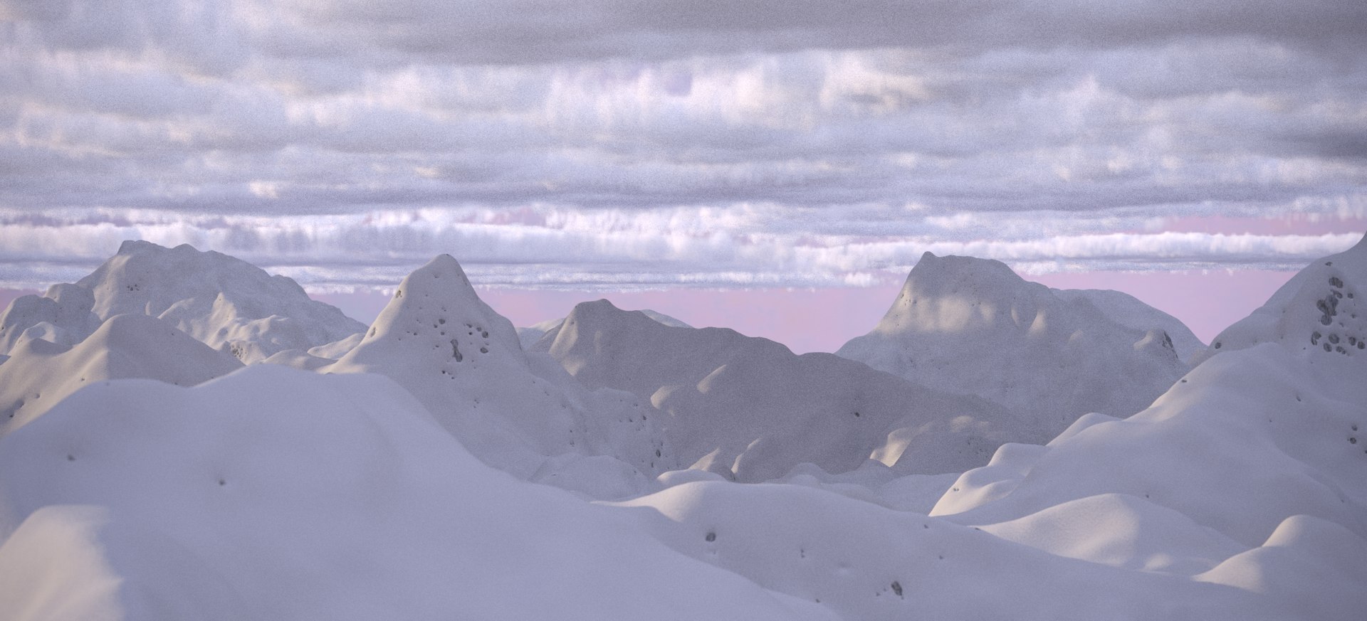 3D THE ALPS WINTER LANDSCAPE 2024 Model - TurboSquid 2391729