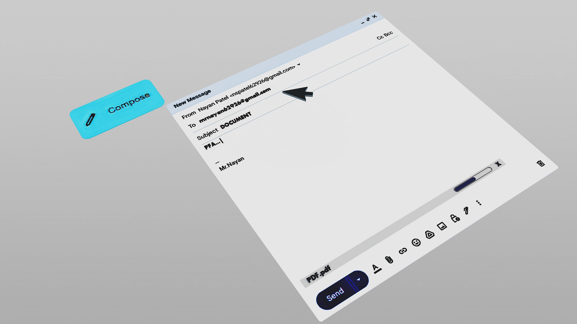 Mail Sending 3D Animation Model - TurboSquid 2052668