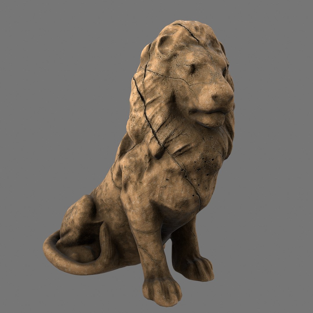Lion Base 3D Model - TurboSquid 1195595