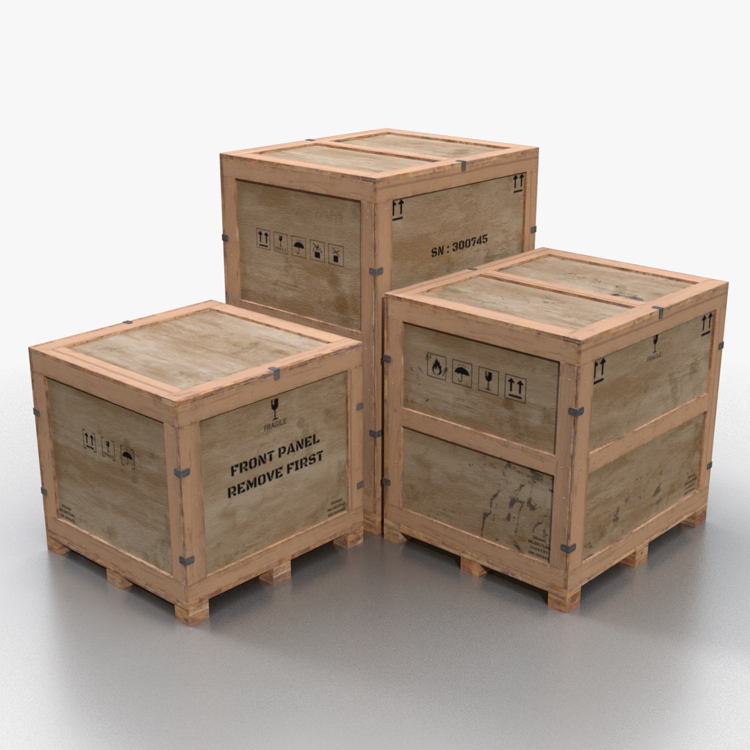 Industrial Crate Model - TurboSquid 2313903