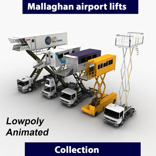 modelo 3d TLD jet 16 camión de equipaje eléctrico - TurboSquid 1378673