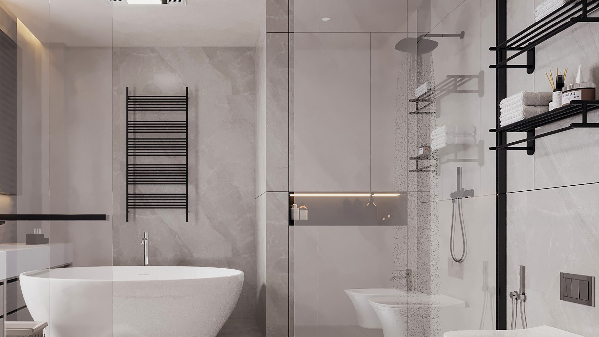 3D Modern bathroom model - TurboSquid 2070755