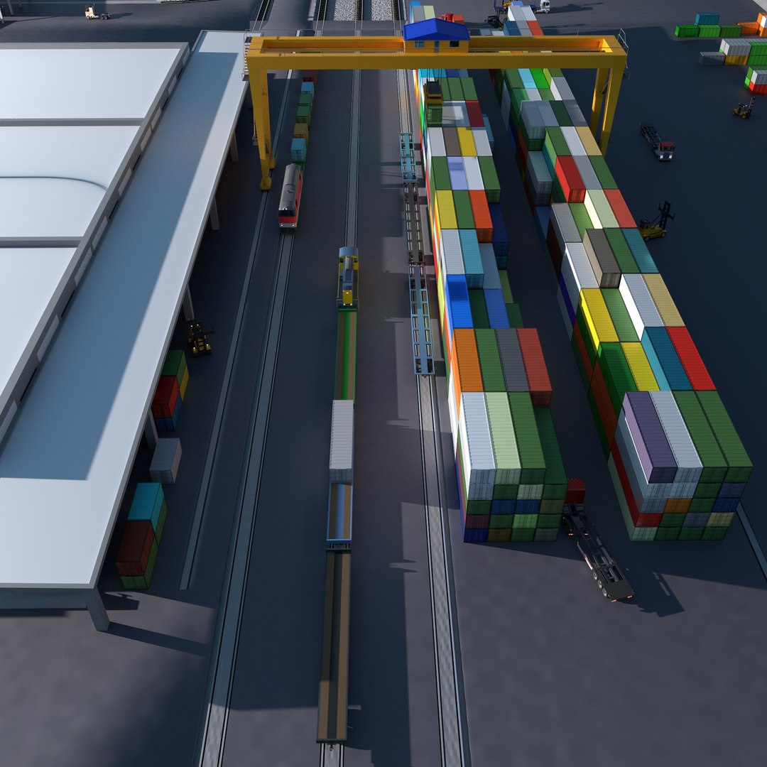 Logistic Center 3D Model - TurboSquid 2313812