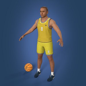 Download 3D Basketball Player Blender Models - TurboSquid