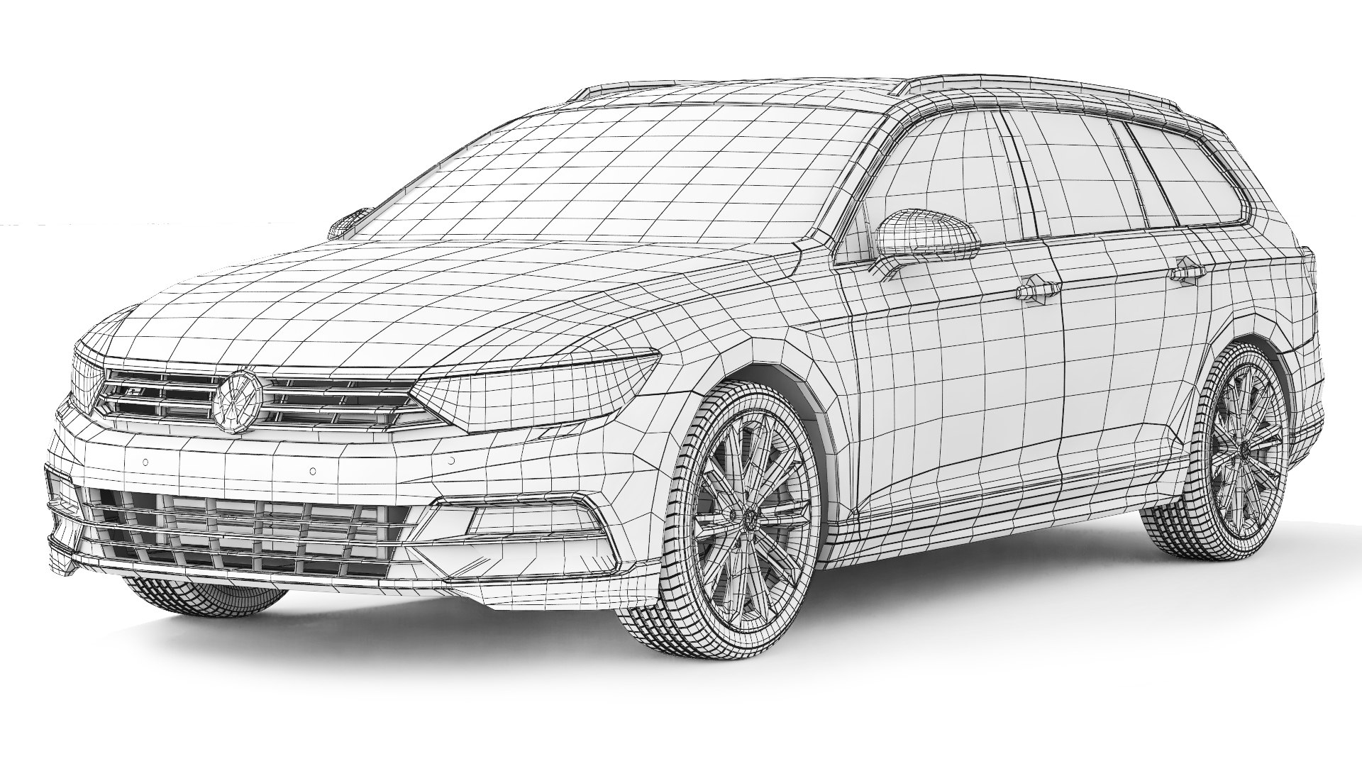 Volkswagen Passat B8 Variant R-Line 2015 3D Model - TurboSquid 2092809