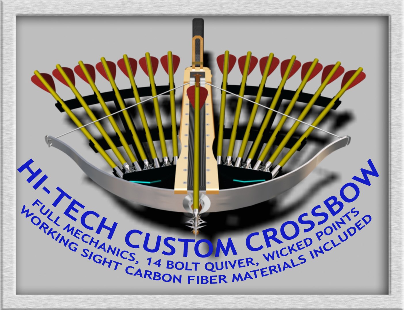 3ds Max Crossbow Bow