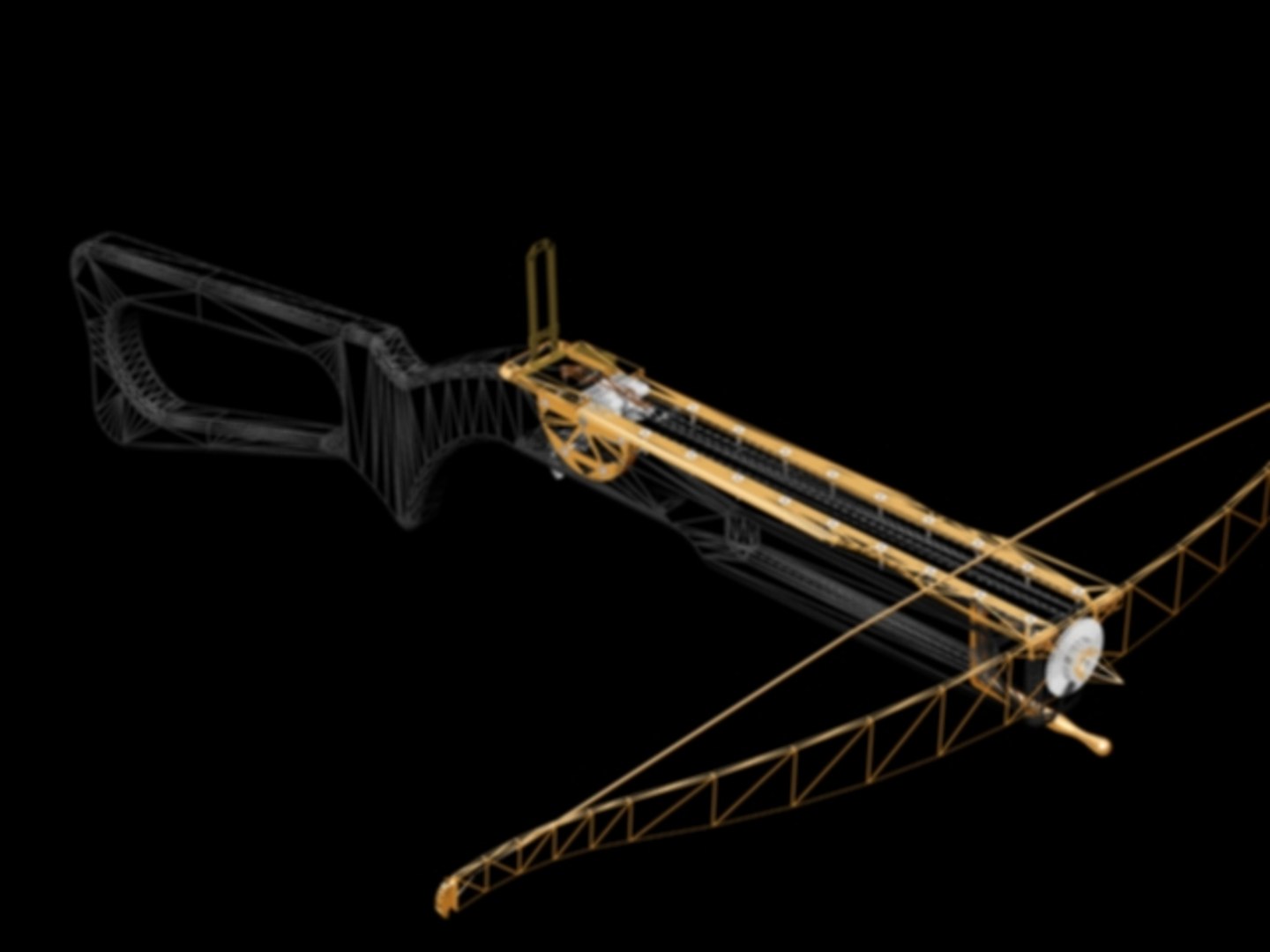 3ds Max Crossbow Bow
