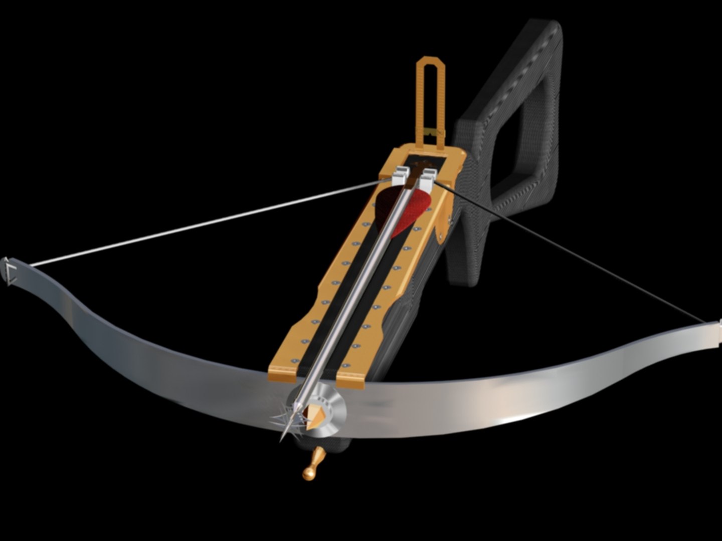 3ds Max Crossbow Bow