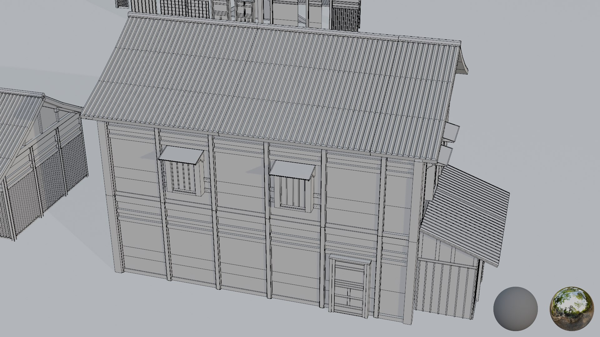 3D Modular Japanese House Kit Traditional Architecture Model ...