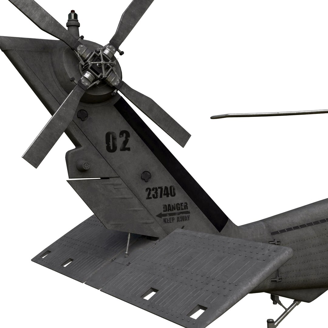 3d Rigged Uh-60m Black Hawk Model