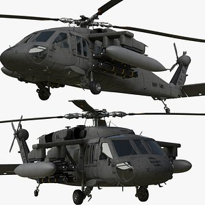 Rigged Aircraft Uh60 3D Models For Download | TurboSquid