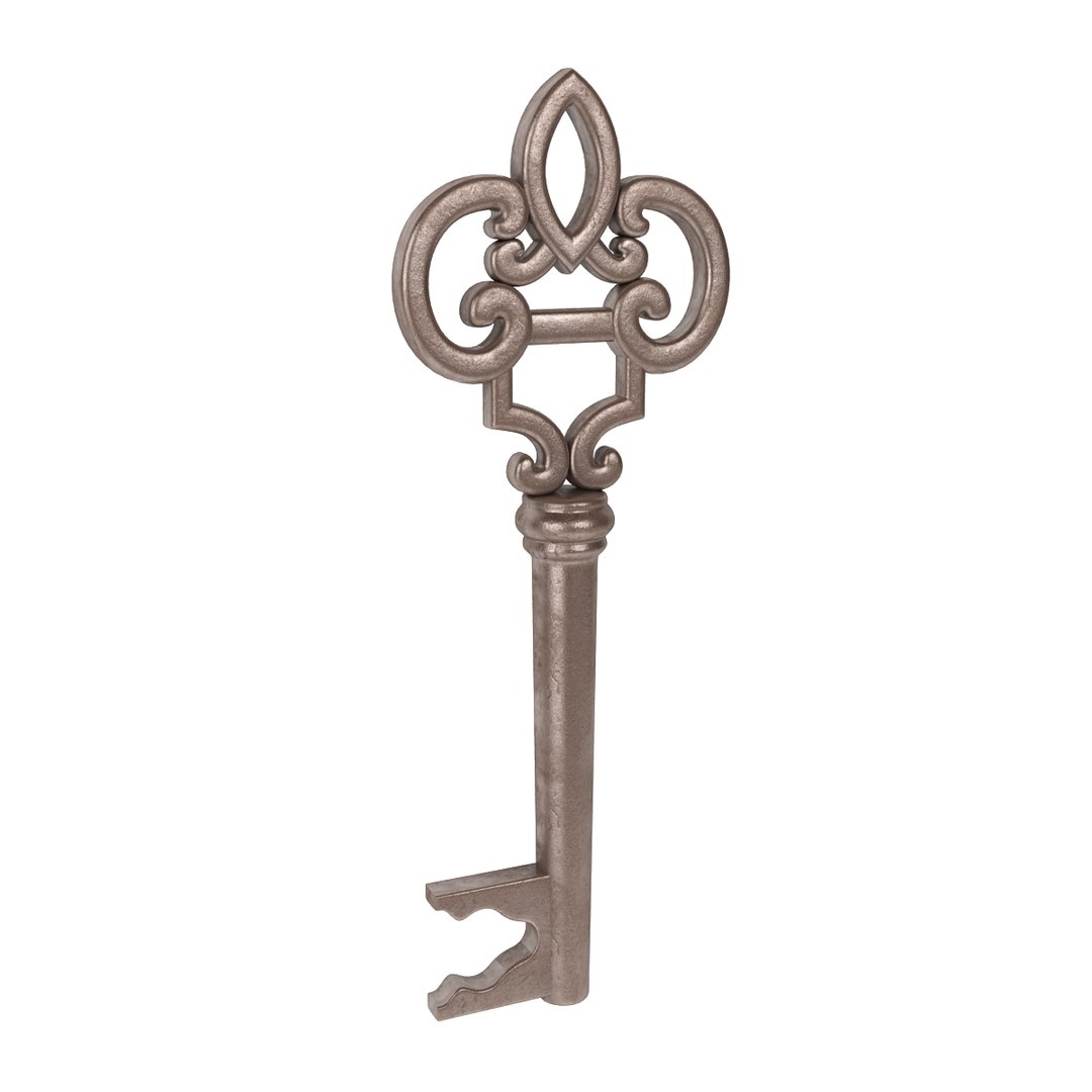 3d Model Old Key