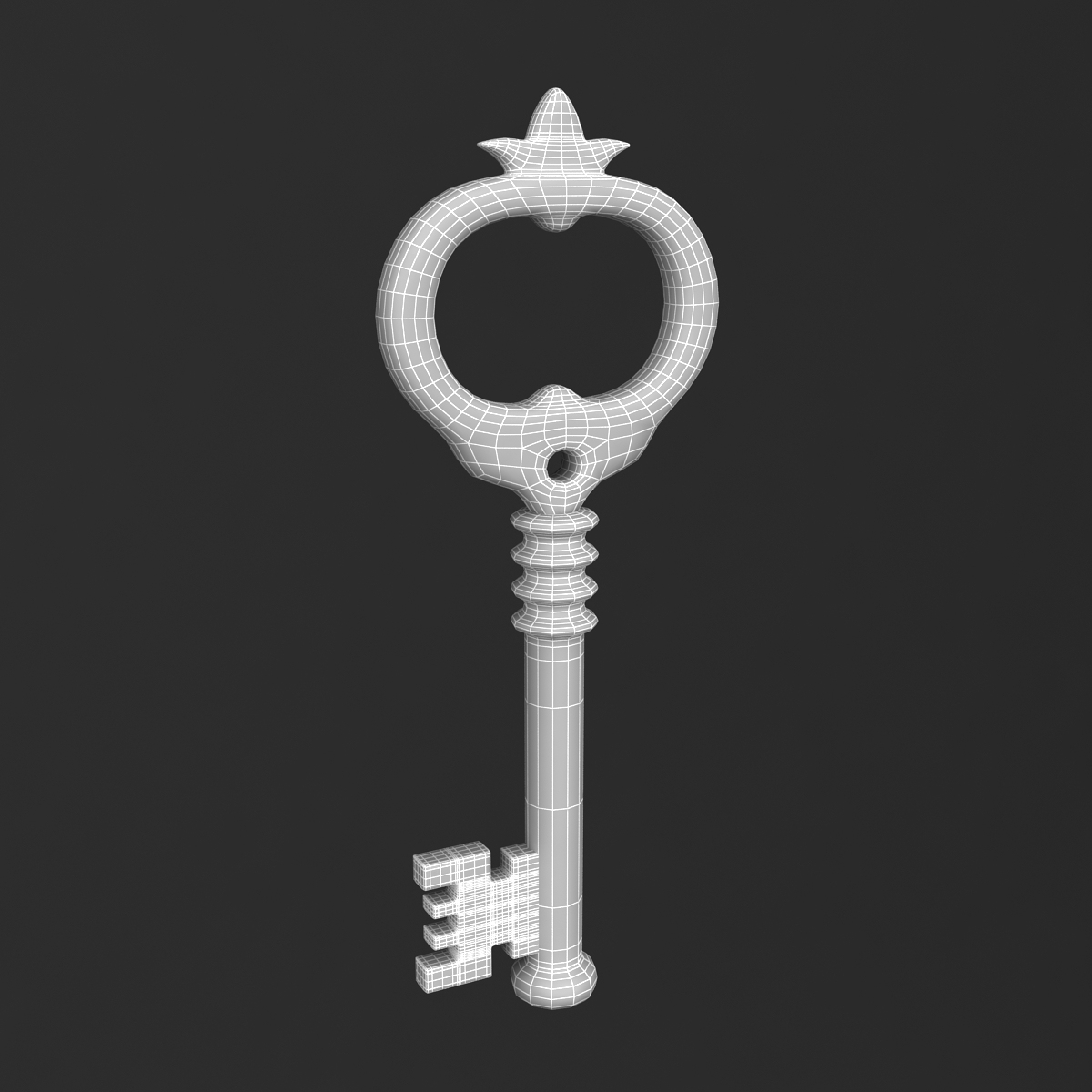 3d model old key