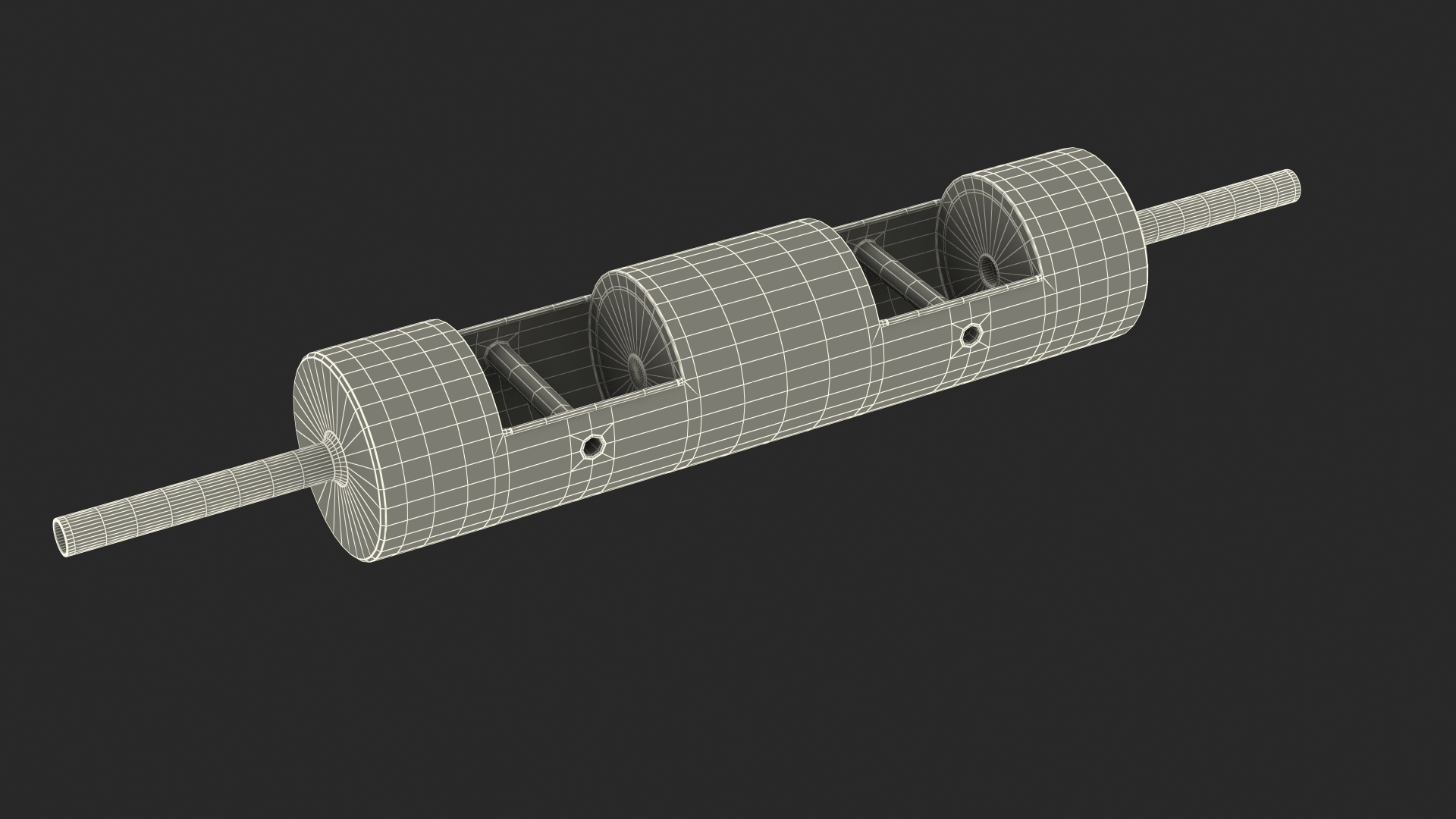 3D Model Log Bar For Training 12 Inch - TurboSquid 1971827