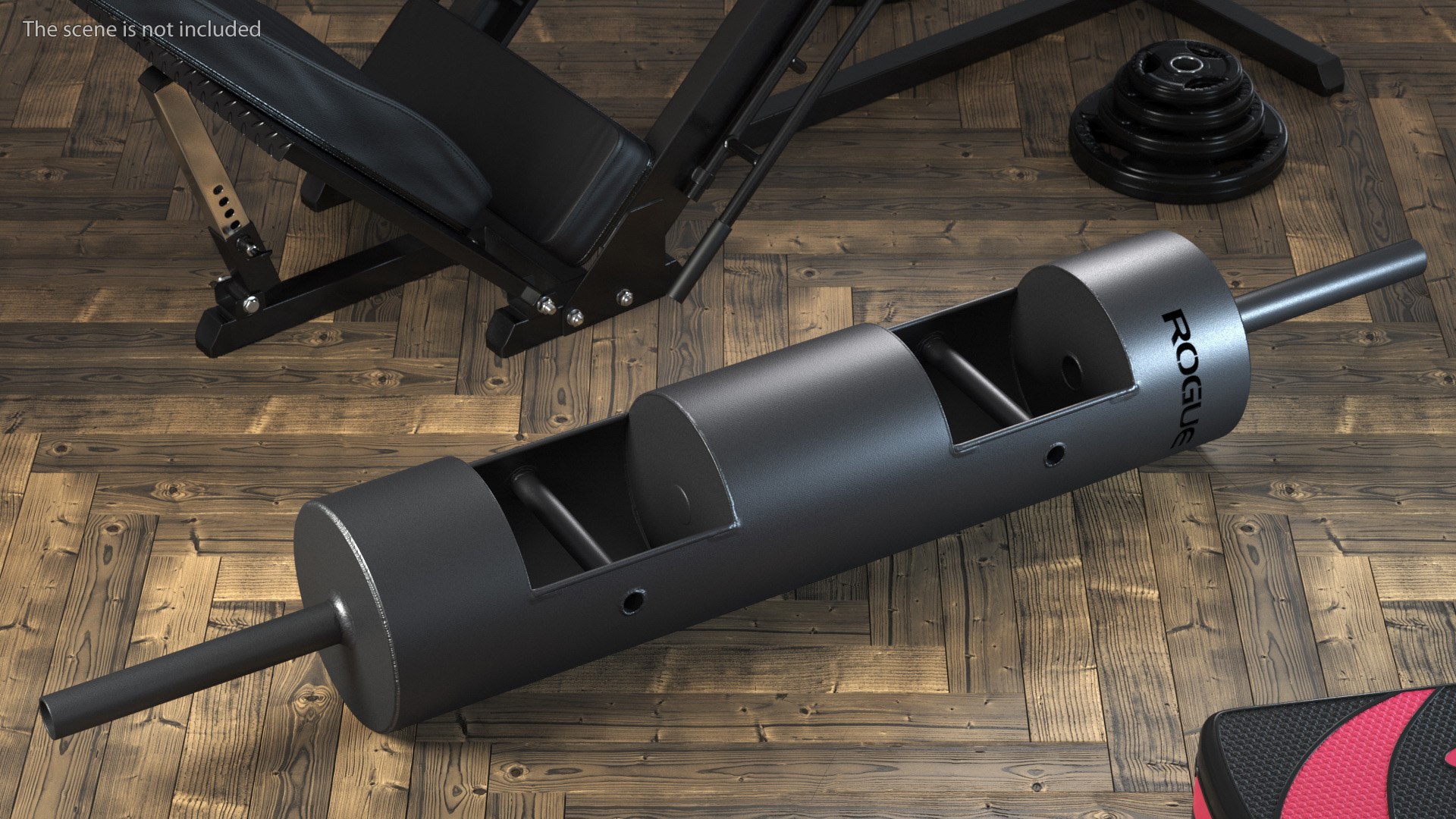 3D Model Log Bar For Training 12 Inch - TurboSquid 1971827