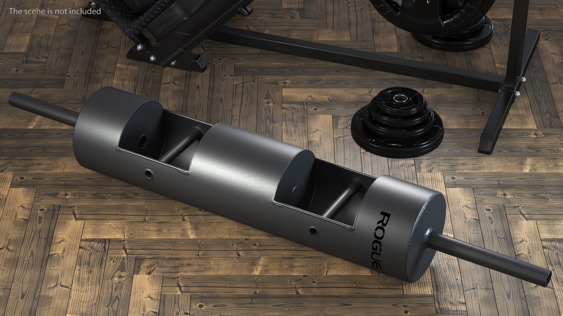 3D Model Log Bar For Training 12 Inch - TurboSquid 1971827