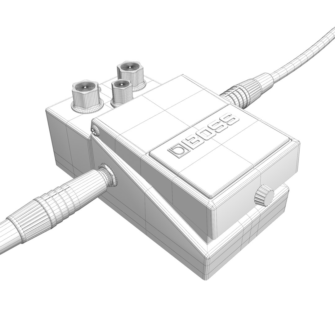 Boss Distortion DS-1 Guitar Effect Pedal 3D model - TurboSquid 2172090