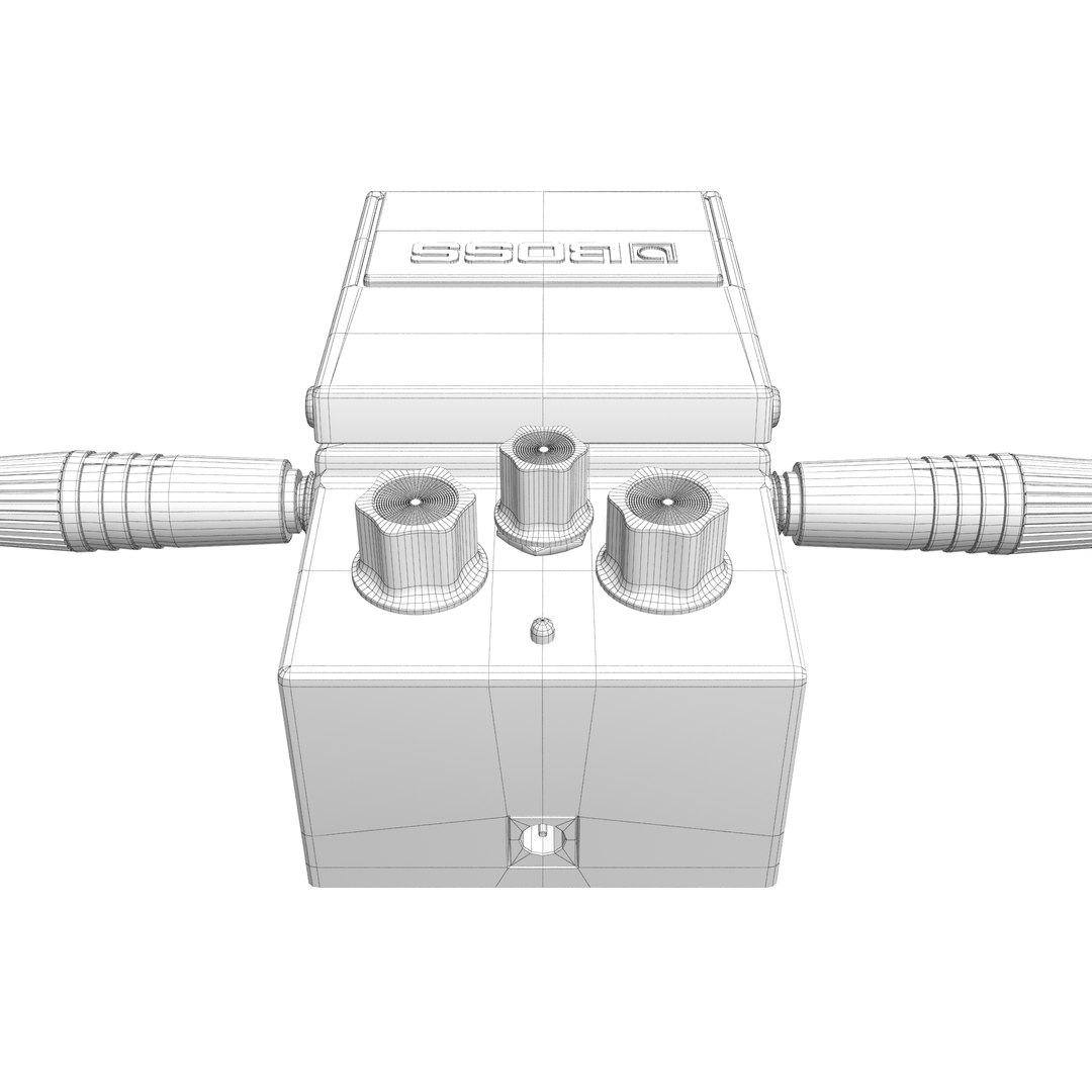 Boss Distortion DS-1 Guitar Effect Pedal 3D model - TurboSquid 2172090