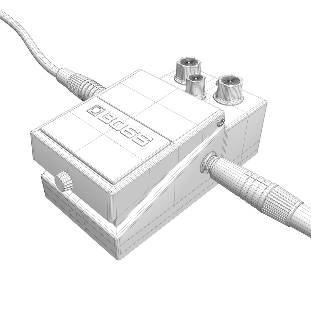 Boss Distortion DS-1 Guitar Effect Pedal 3D model - TurboSquid 2172090