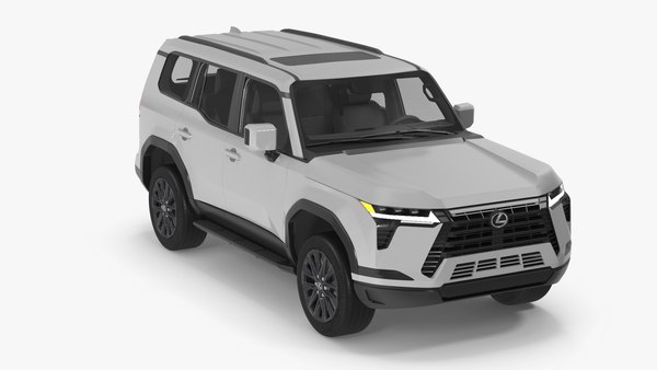 modelo 3d Lexus GX 550 SUV Blanco Aparejado - TurboSquid 2141577