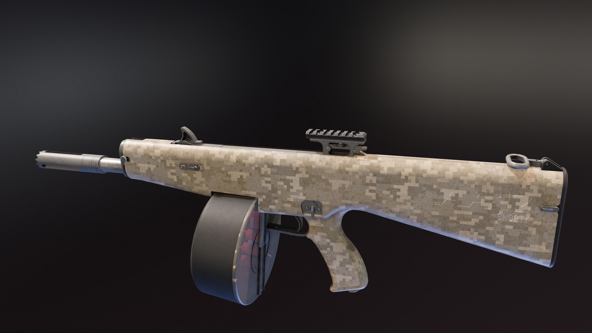 3D AA12 Shotgun - TurboSquid 2256049