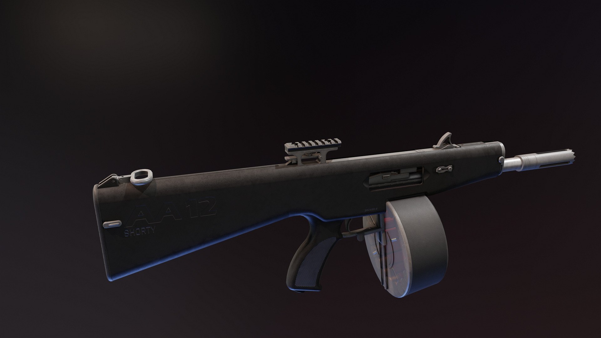 3D AA12 Shotgun - TurboSquid 2256049