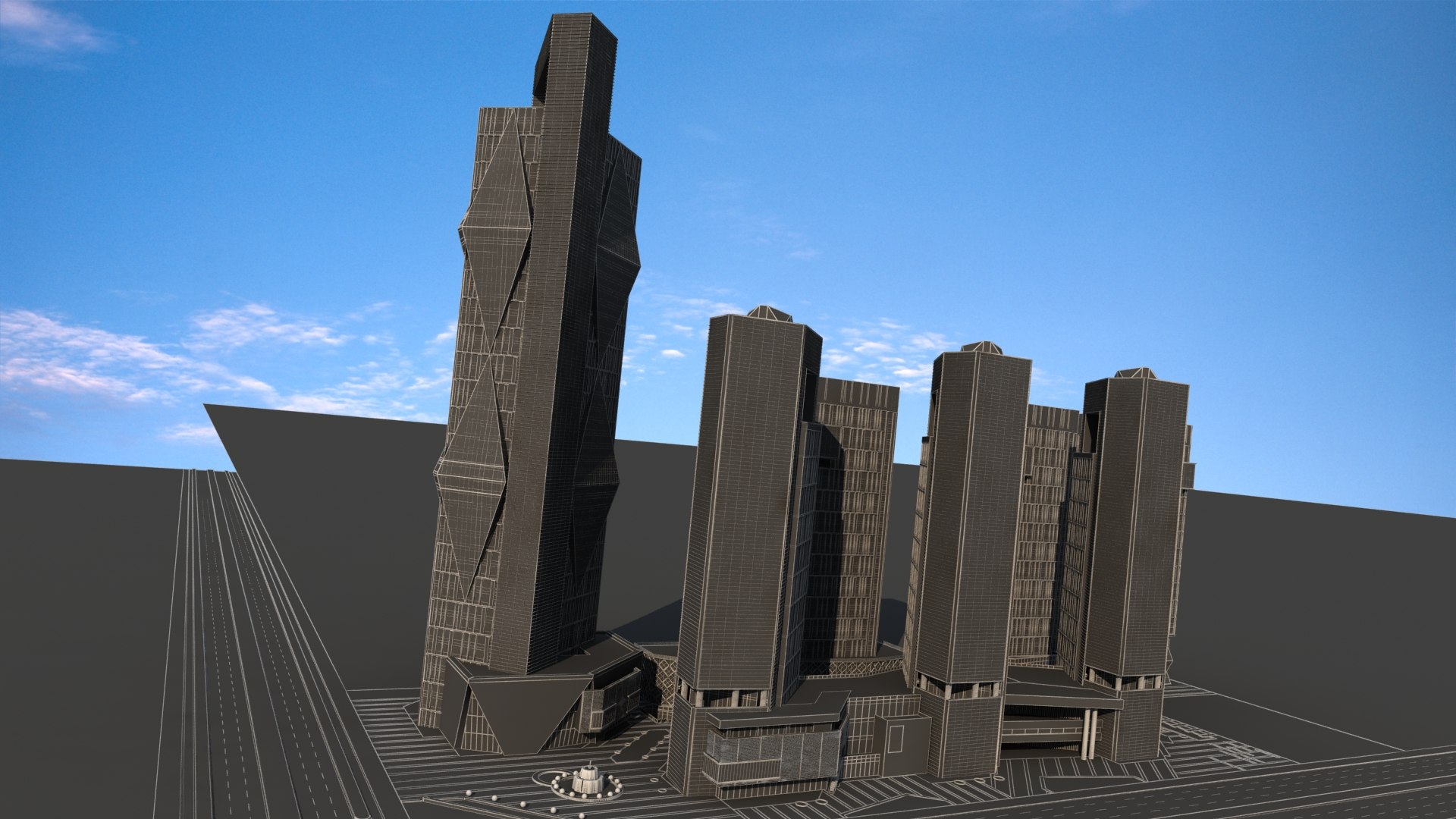 3D Cityscape 4 - TurboSquid 2075066
