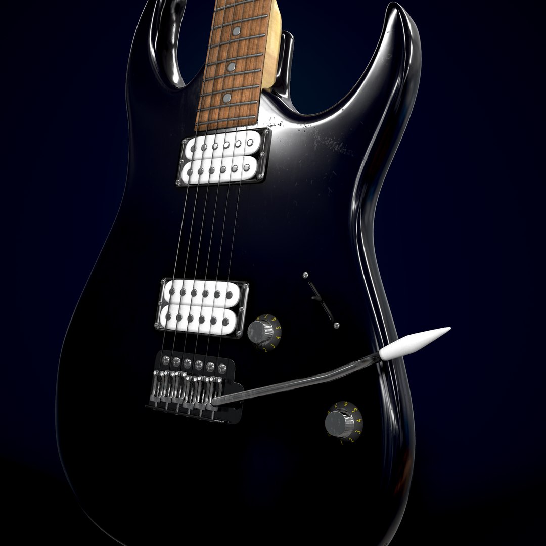 Electric Guitar Homage HEG-341 3D Model - TurboSquid 1783518