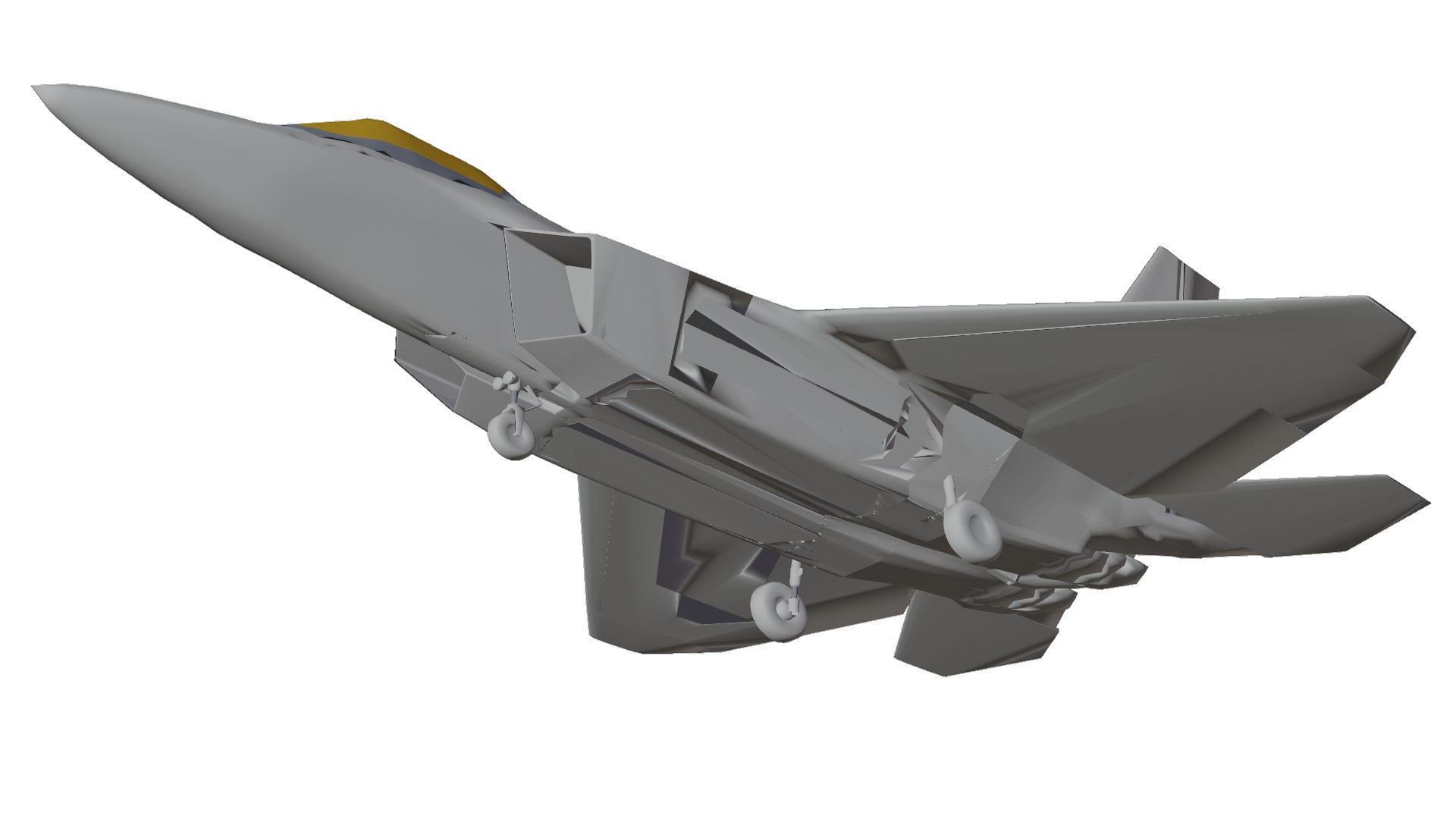 3D F-22 Raptor Model - TurboSquid 2256201