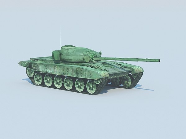 modelo 3d Tanque T-72 (URSS) low-poly - TurboSquid 672571