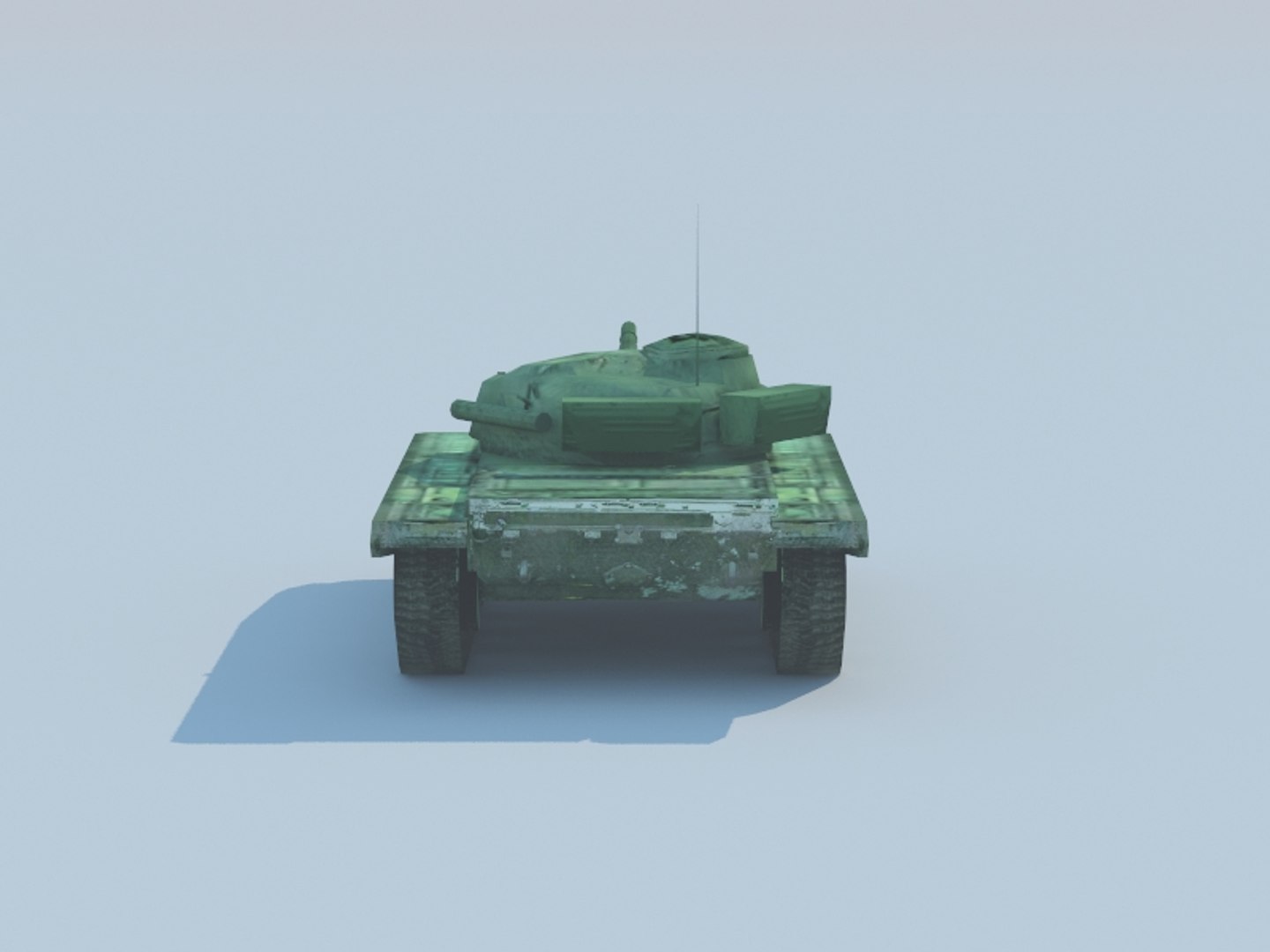 T-72m Battle Tank 3d Model