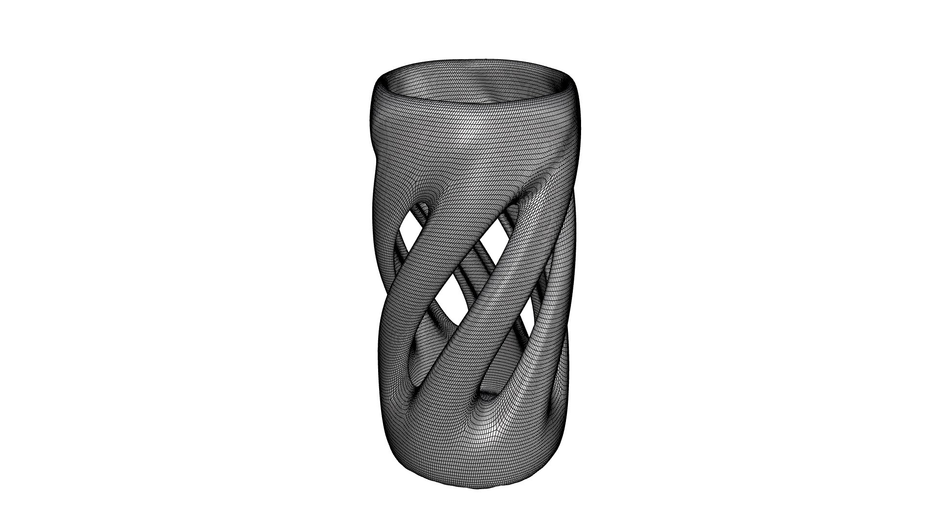 Parametric Twisted Vase 02 Model - TurboSquid 2187491
