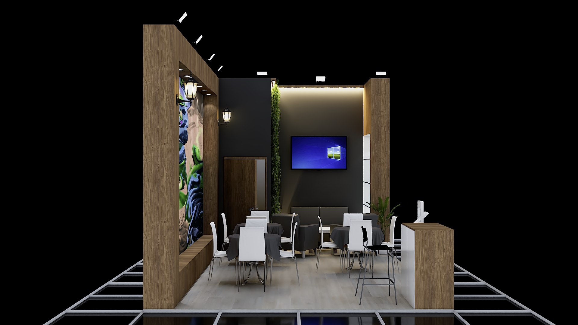 3D Exhibition Stand 10 Model - TurboSquid 2305509