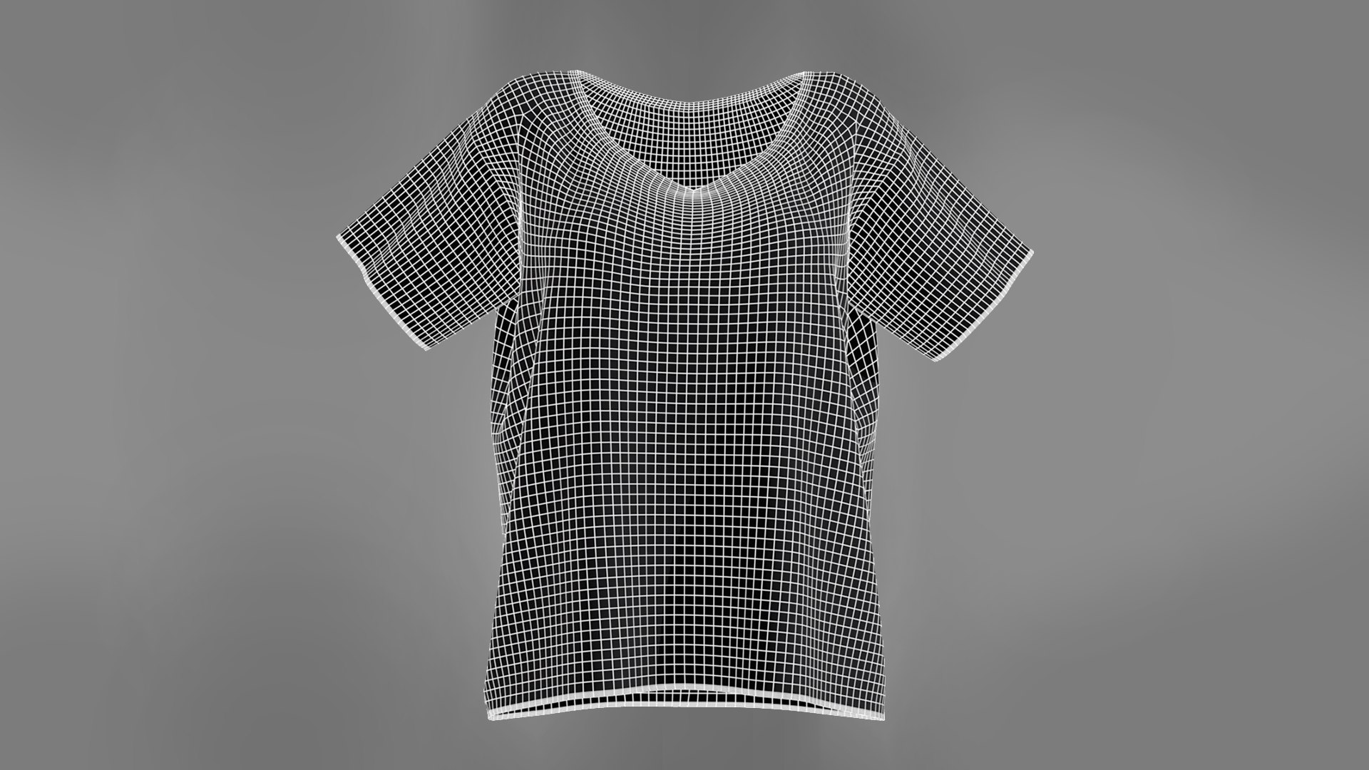 Douche Bag Neck T-shirt Female 3D Model - TurboSquid 2128478