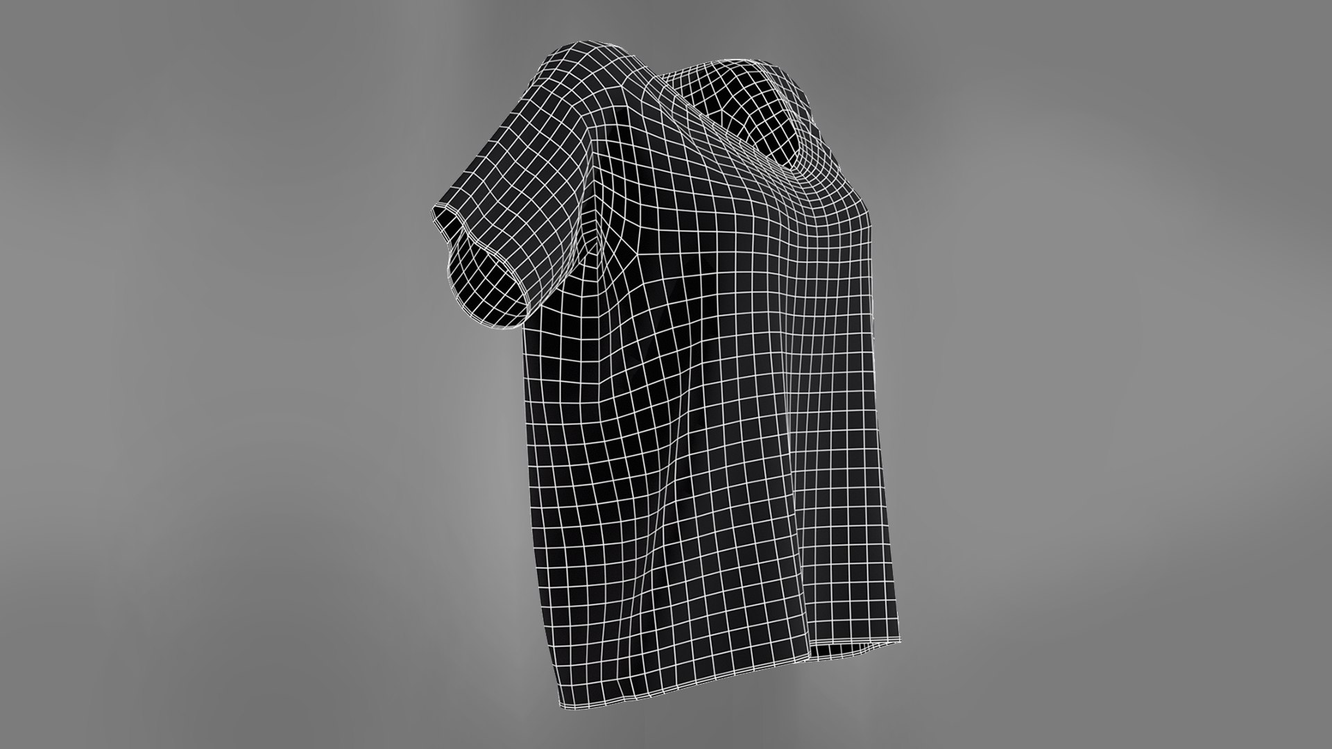 Douche Bag Neck T-shirt Female 3D Model - TurboSquid 2128478