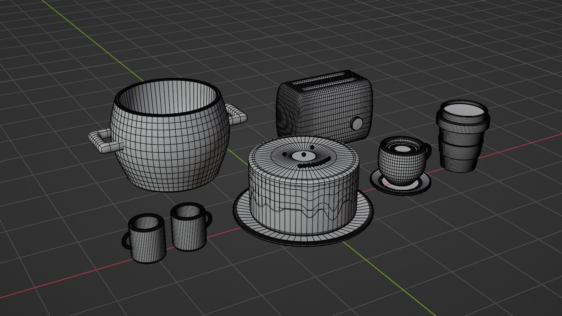 Coffee Shop Equipment Set 3D - TurboSquid 2108367