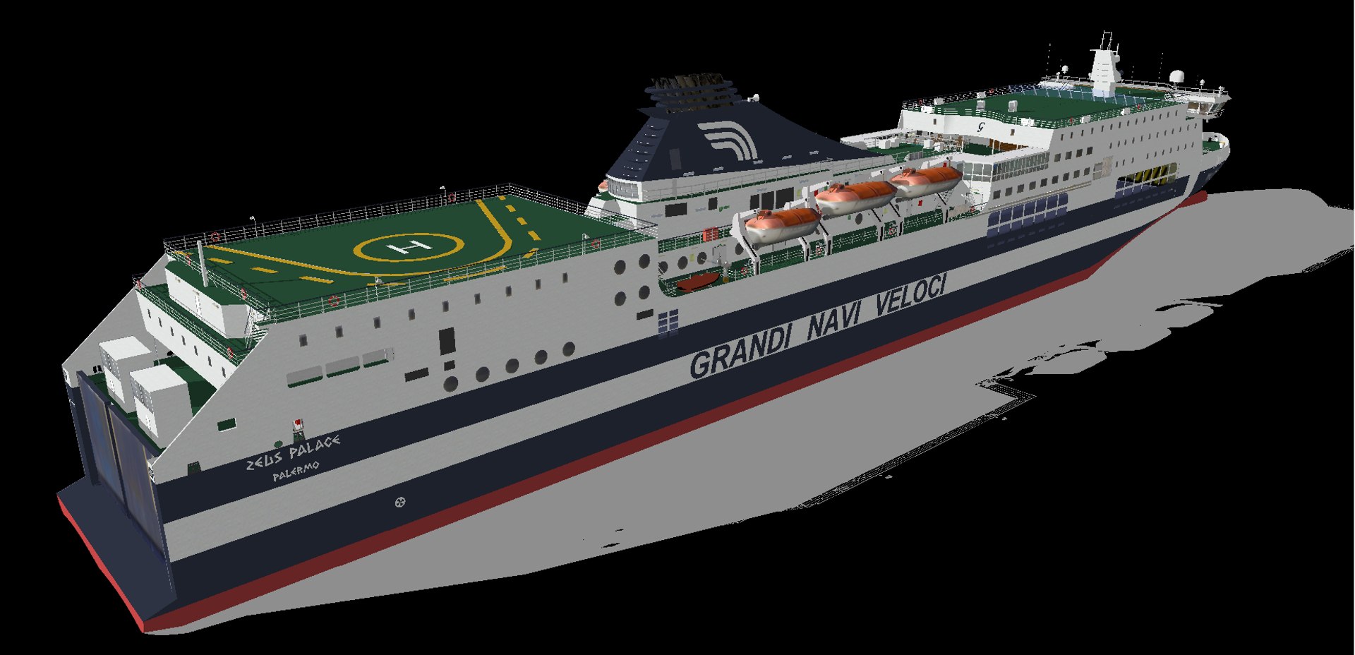 Zeus Palace Grandi 3d 3ds