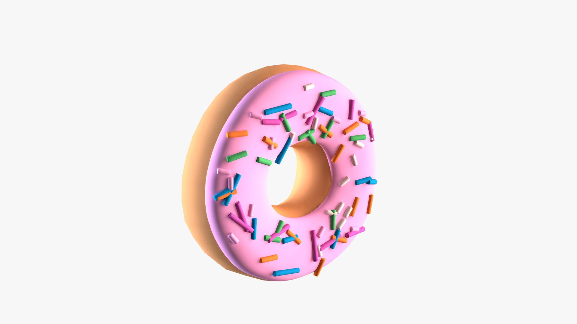 Donut 3D Model - TurboSquid 1813654