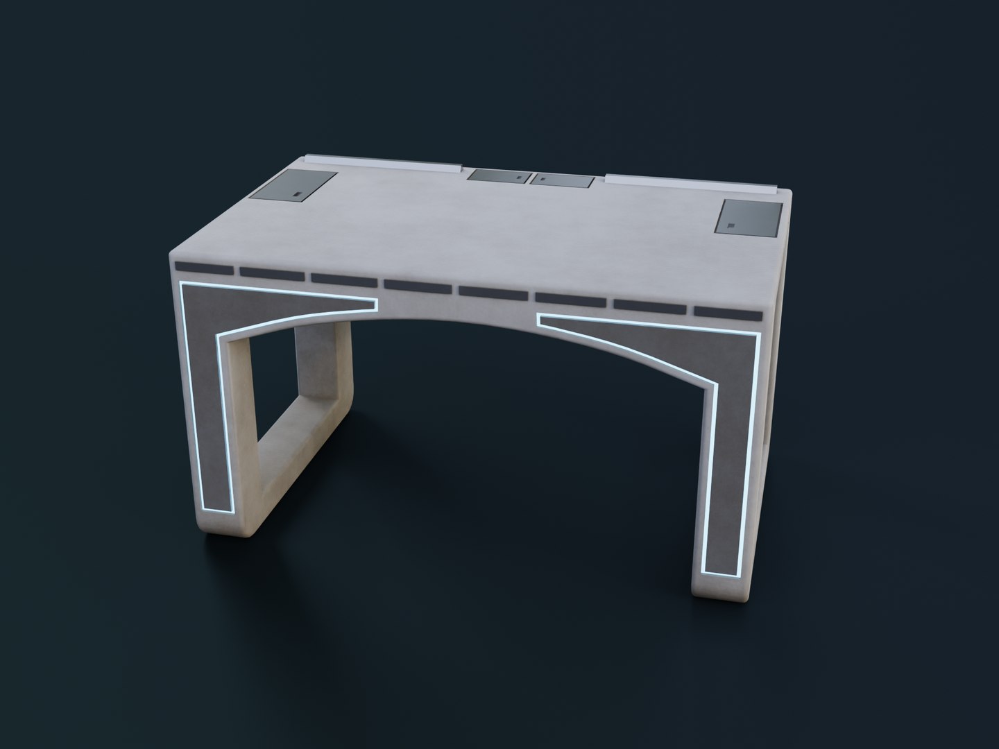 3D Sci-Fi Table - TurboSquid 1876962