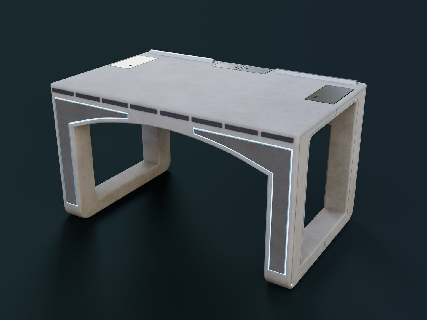 3D Sci-Fi Table - TurboSquid 1876962