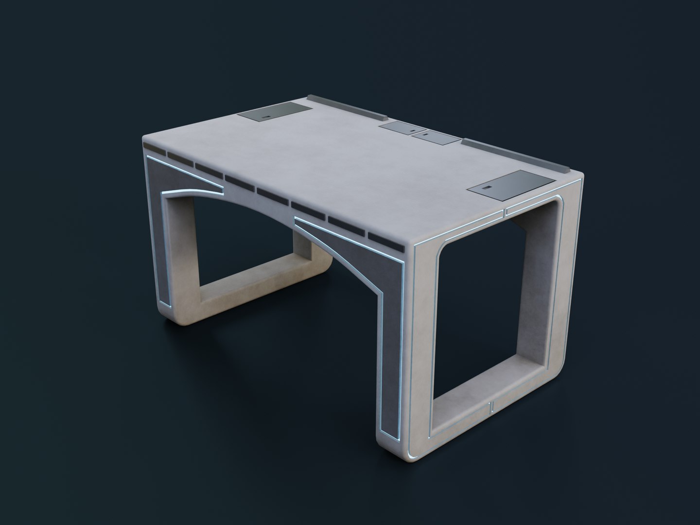 3D Sci-Fi Table - TurboSquid 1876962