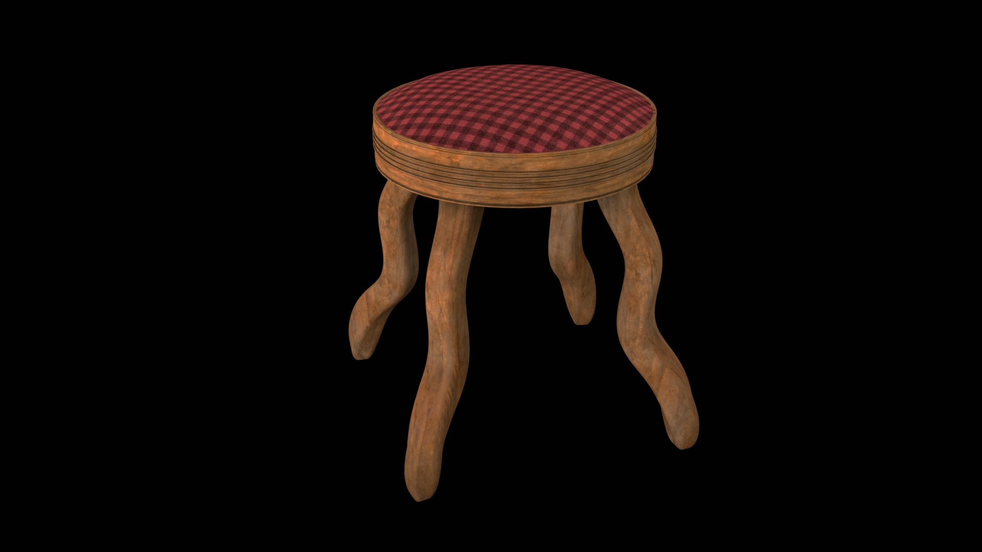 Wooden Stool 3D Model - TurboSquid 1738451