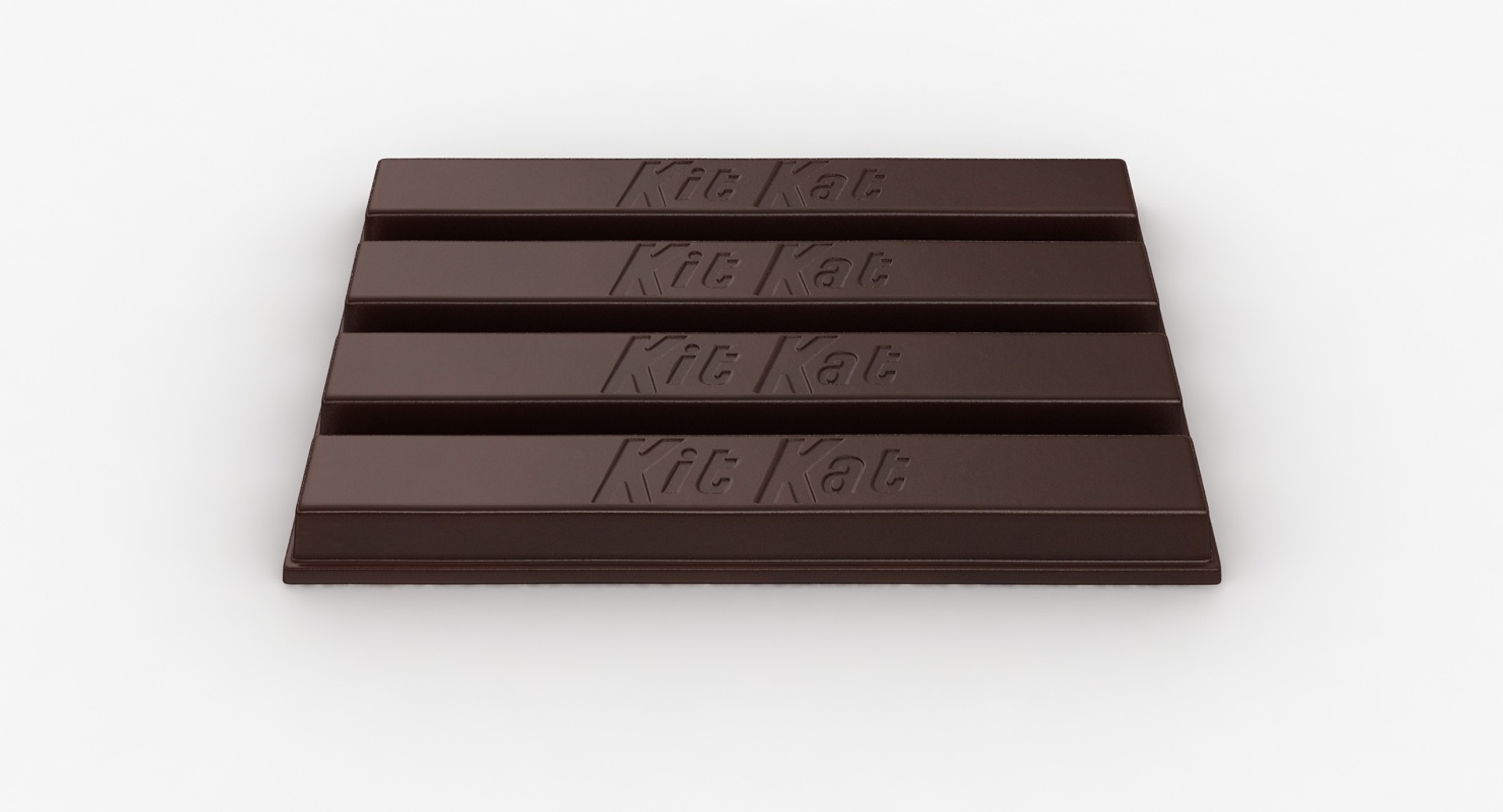 realistic kit kat set 3d model