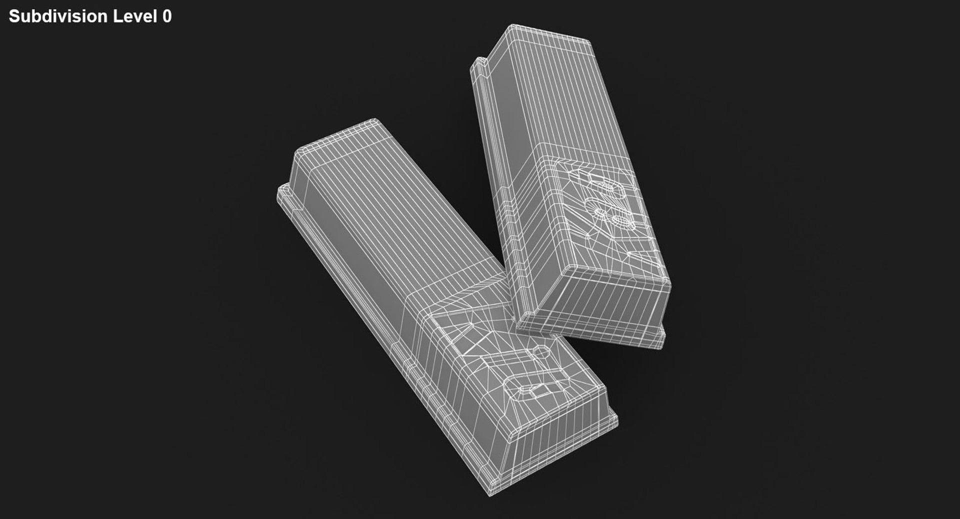 Realistic Kit Kat Set 3d Model