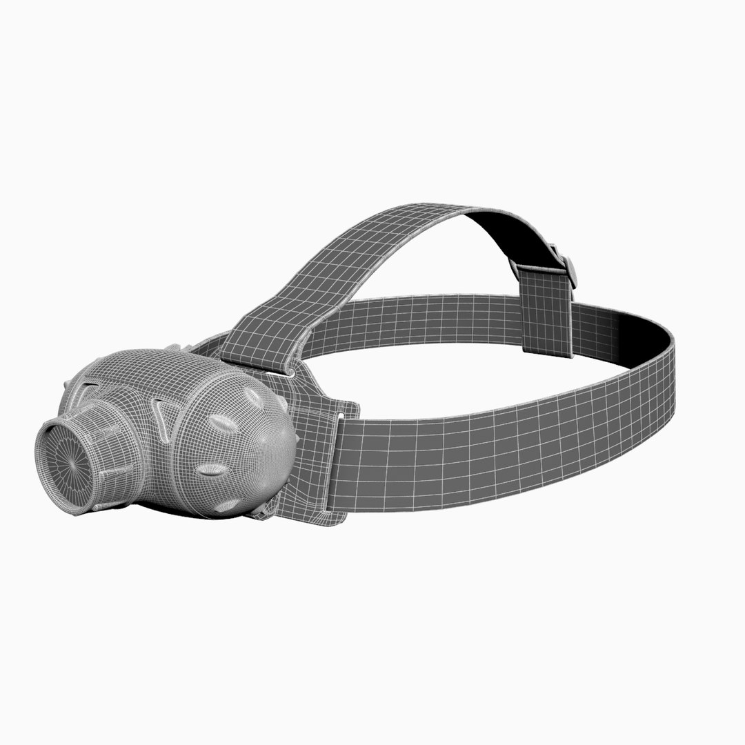 Headlamp Headband 3D Model - TurboSquid 1208047