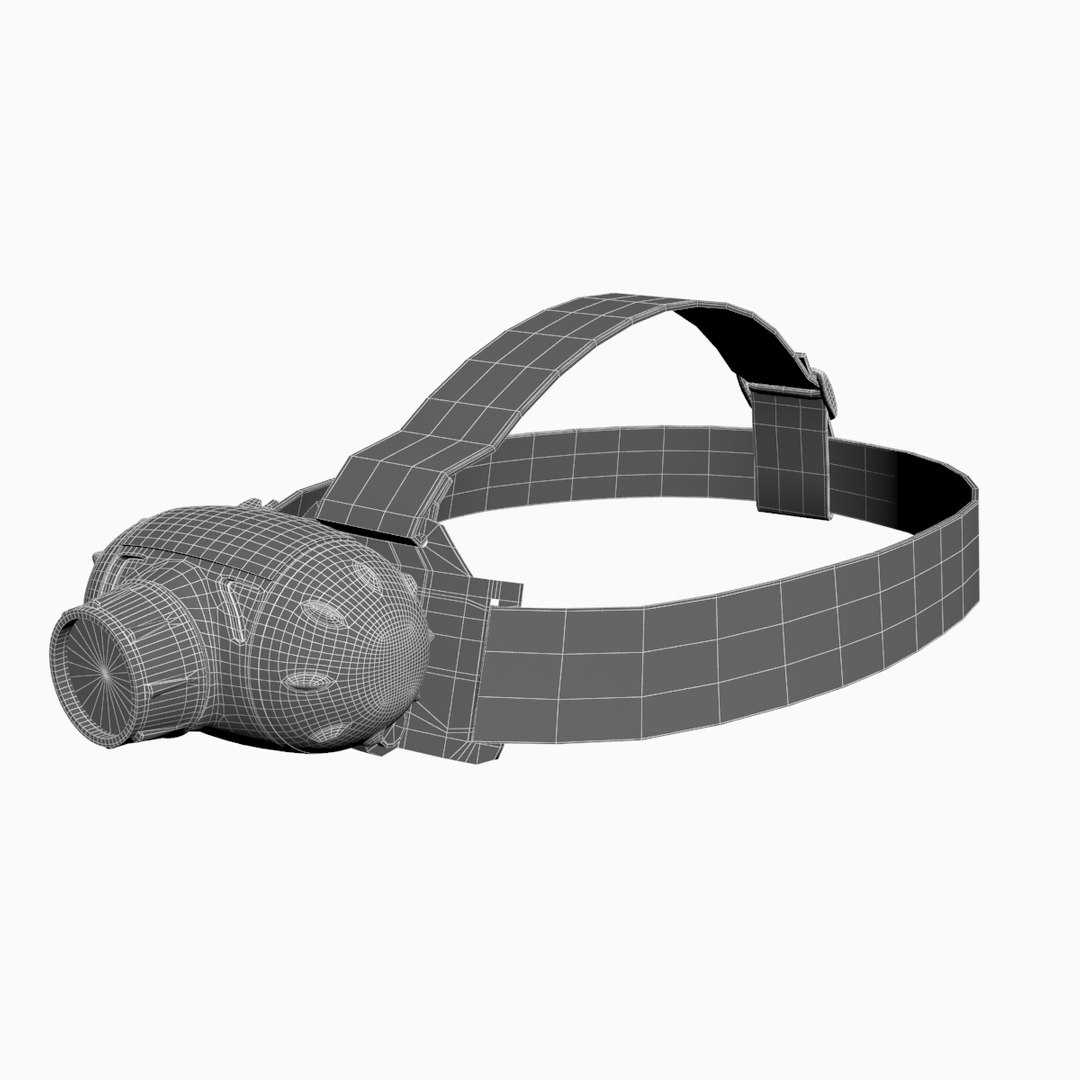 Headlamp Headband 3D Model - TurboSquid 1208047
