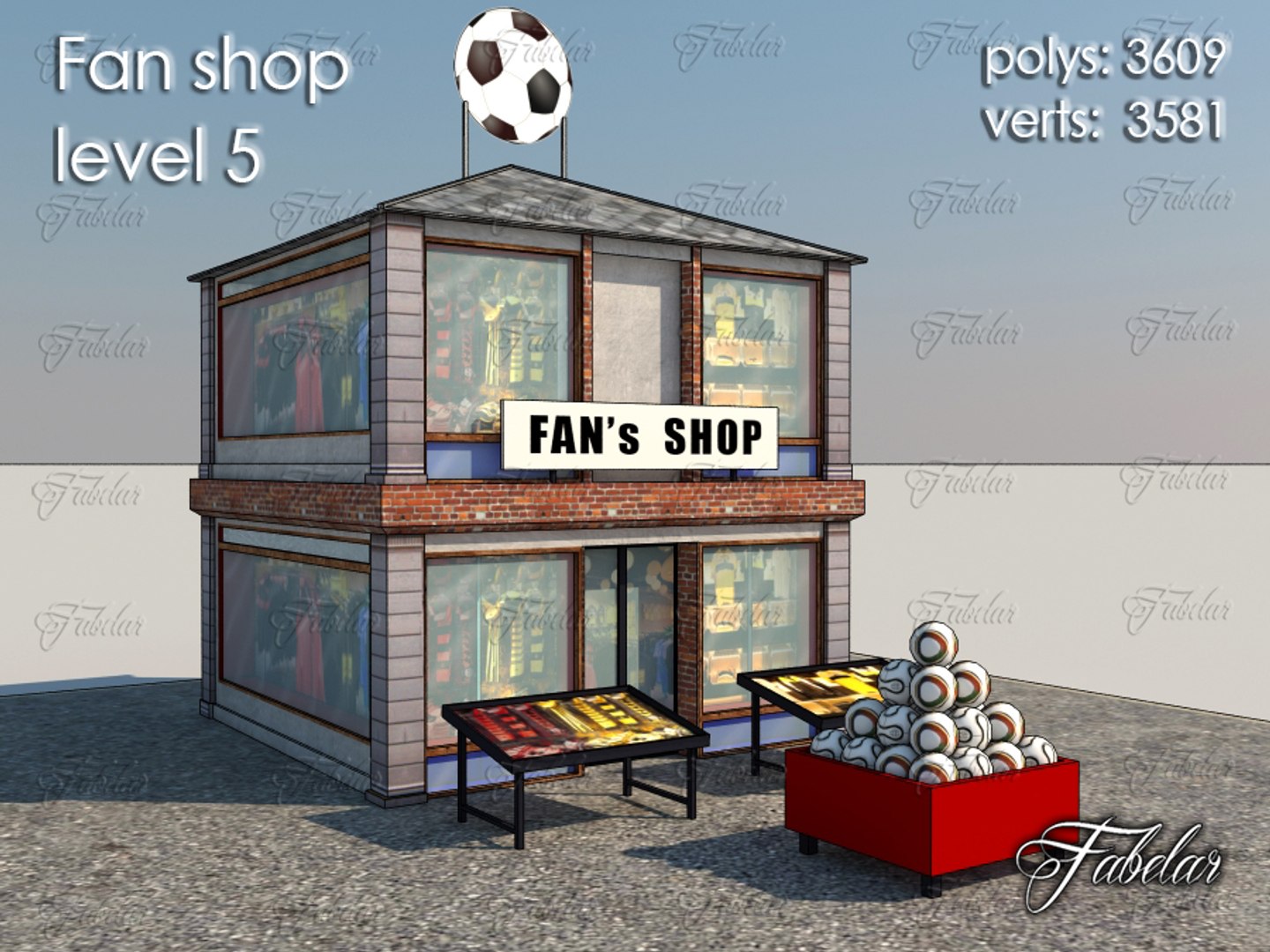 Fan Shop Level 5 Obj