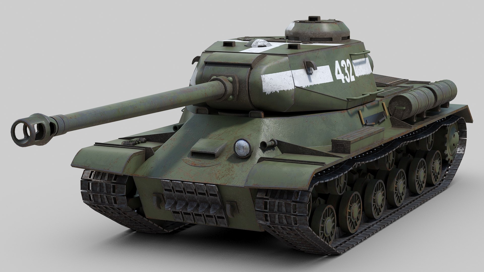 Iosif Stalin 2 Tank 3D Model - TurboSquid 1762097