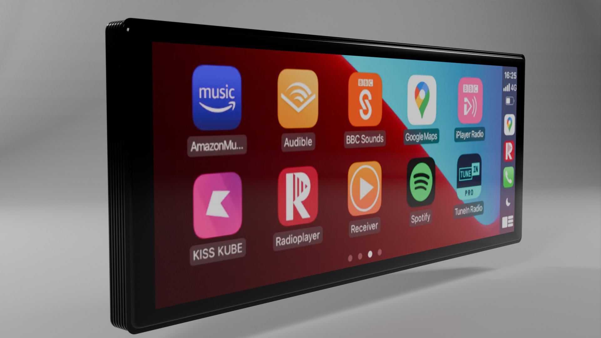 3D Model Car Infotainment Screen - TurboSquid 2343813